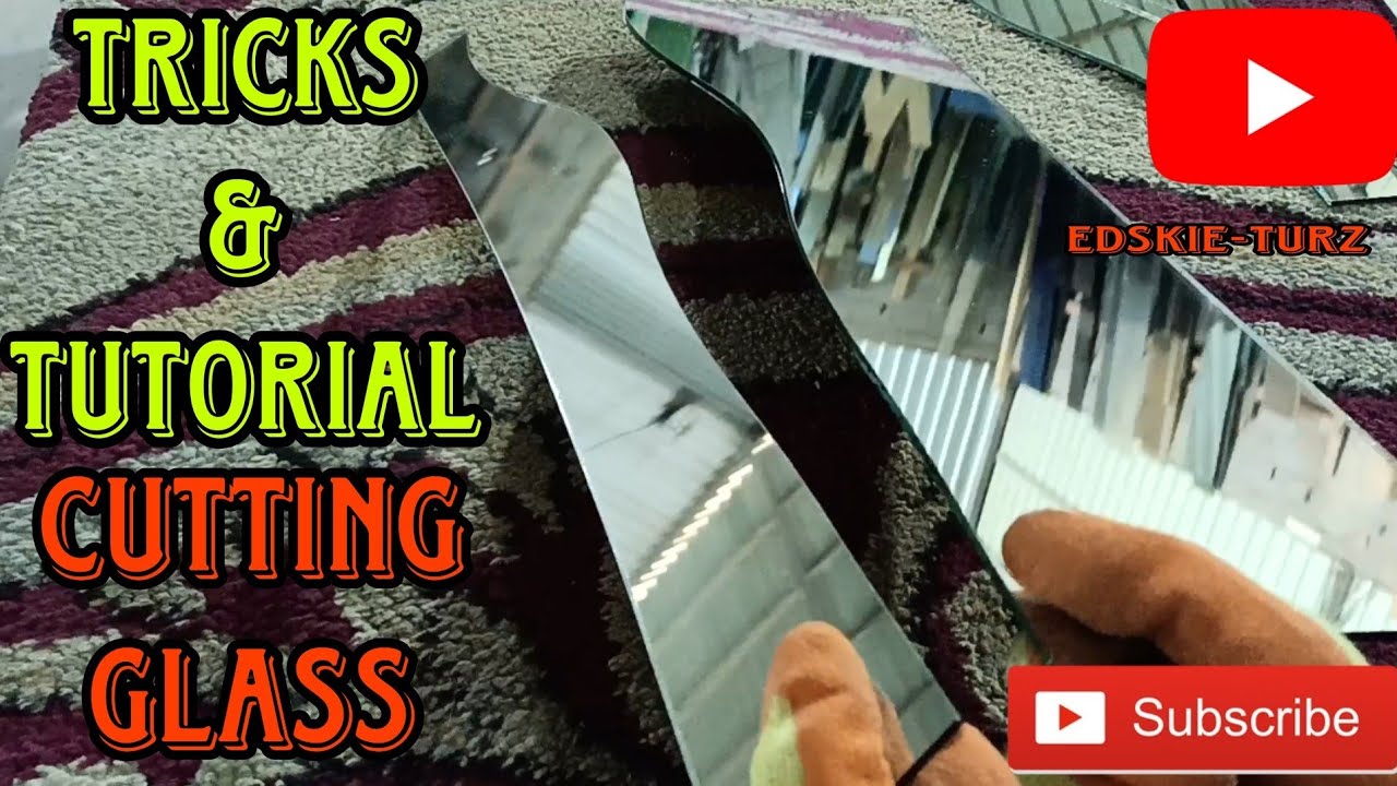 How to cut glass (tricks and tutorial) - YouTube