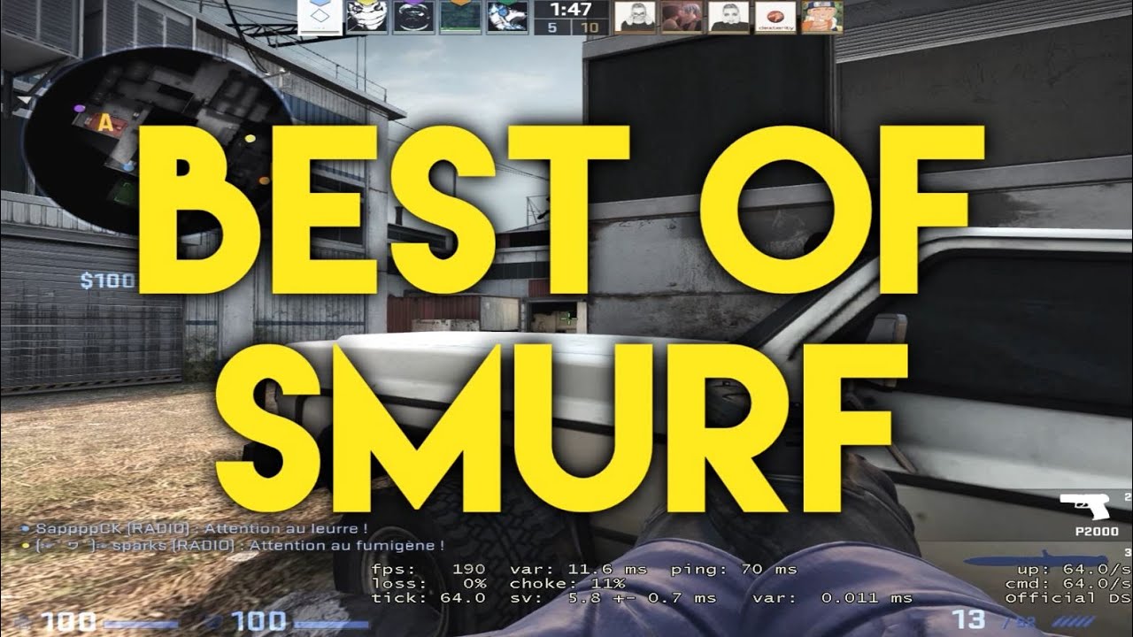 CSGO : Best Of Smurf #1 - SAPEUH - YouTube