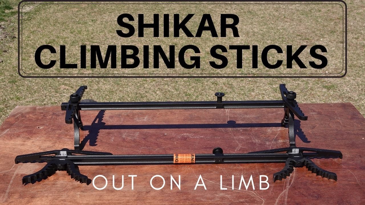Shikar climbing sticks - Out on a limb review and field test - YouTube
