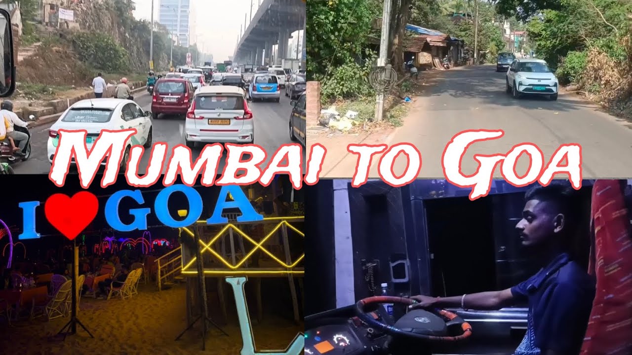 Mumbai to Goa | Family Road Trip | Goa kyu jhare hai achanak? | Goa ke ...
