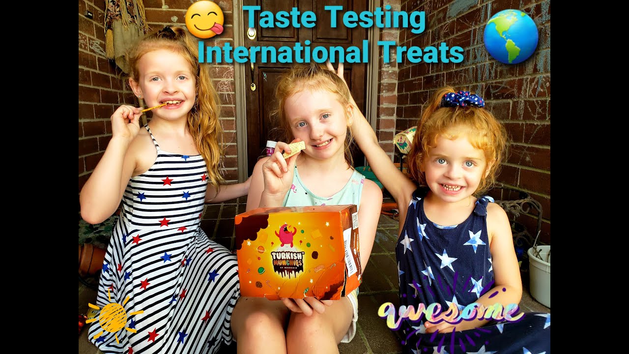 Taste Testing International Treats - YouTube
