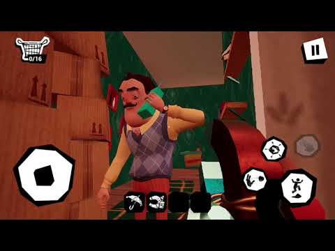 HELLO NEIGHBOR HİLELİ GİZLİ GİRİŞ BULDUK!  HİDE AND SEEK - KAZIM USTA PEŞİMİZDE