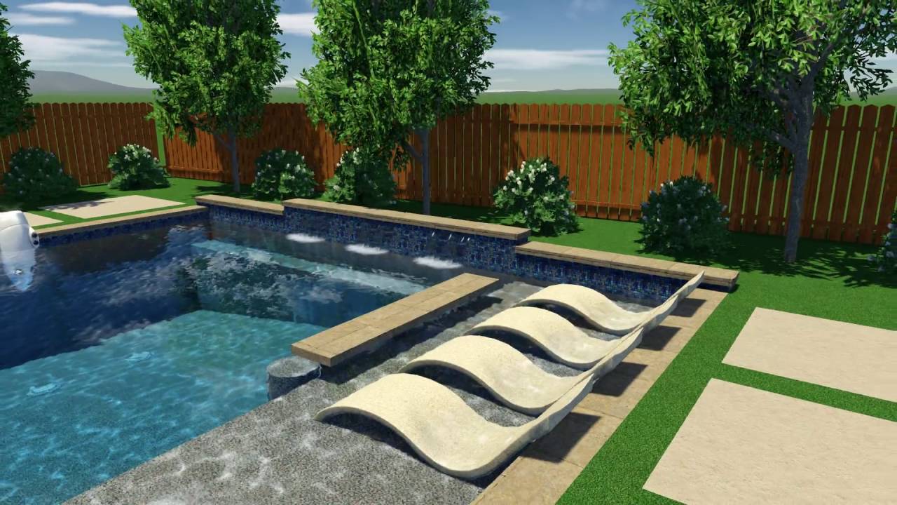 Osborn Pool Design by Backyard Amenities - YouTube