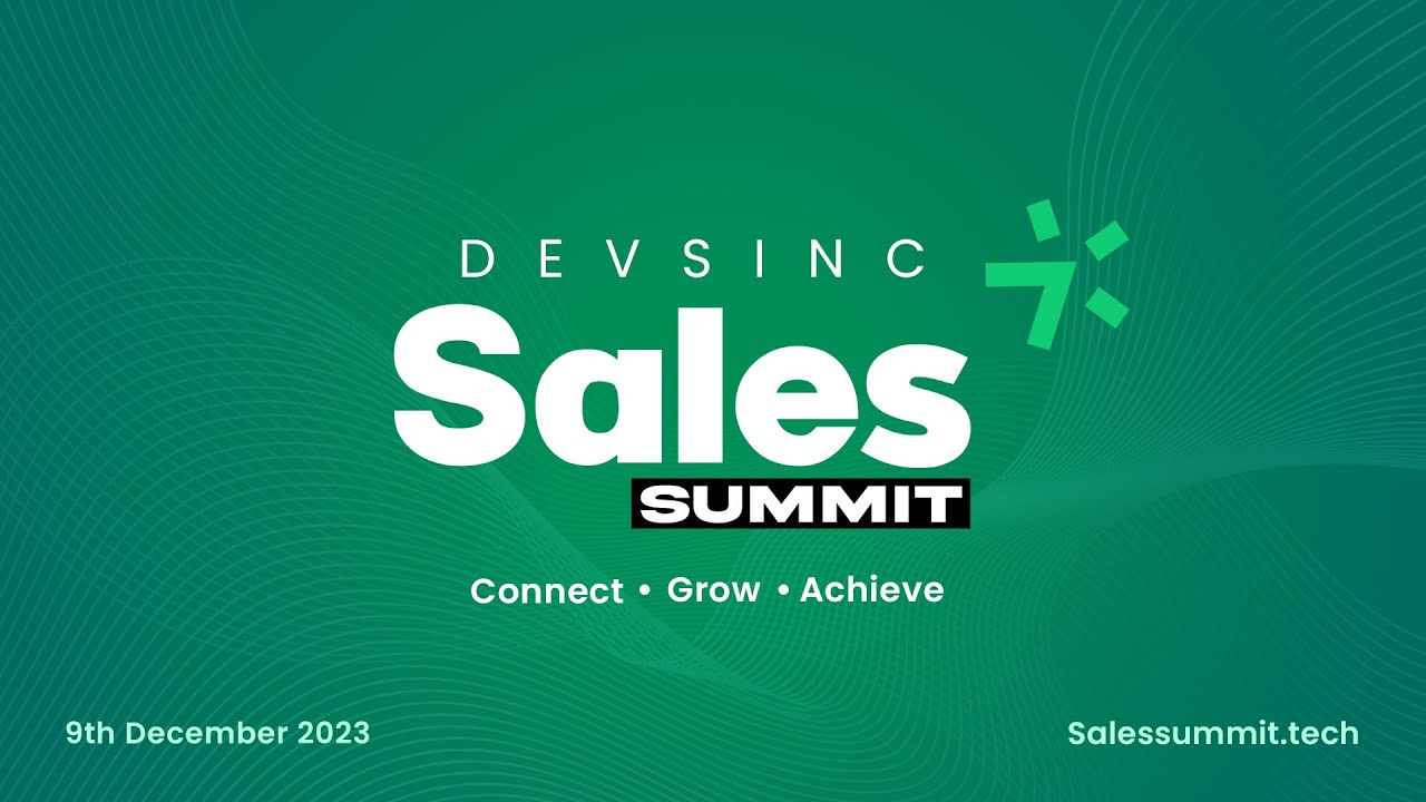 Devsinc Sales Summit 2023 | Learn the Art of Sales | 9th Dec, 2023 ...