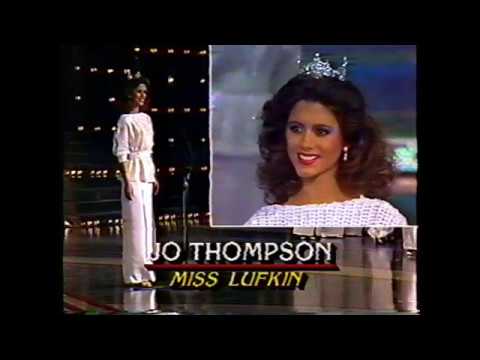 Miss Texas Pageant 1985 Live Telecast from Ft. Worth.. - YouTube