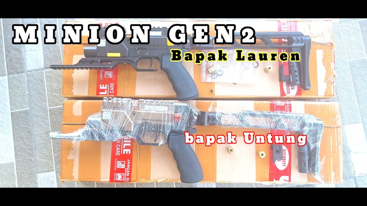 Spesial Edition Custom Slug MINION GEN2 TAKTIKAL Milik Bapak Lauren dan ...