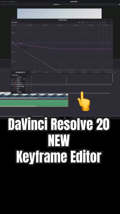 New Keyframe Editor - DaVinci Resolve 20 - YouTube
