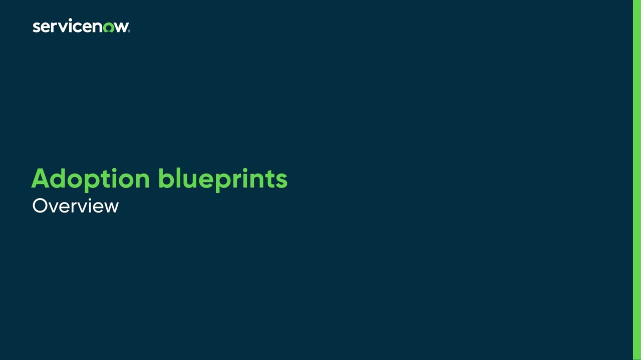 Adoption blueprints | Overview - YouTube