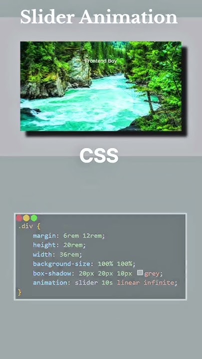 Slider Animation Css Js 🚀🚀। Css Html5 Htmlcss Html5css3 Csst Animation Youtube