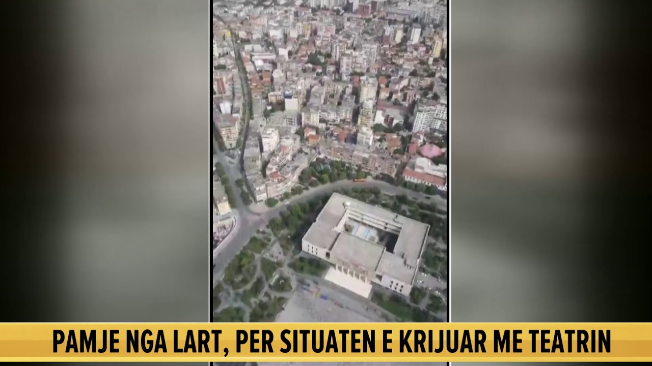 Alket Islami tregon nga lartësia si duket tashmë Teatri Kombëtar - YouTube