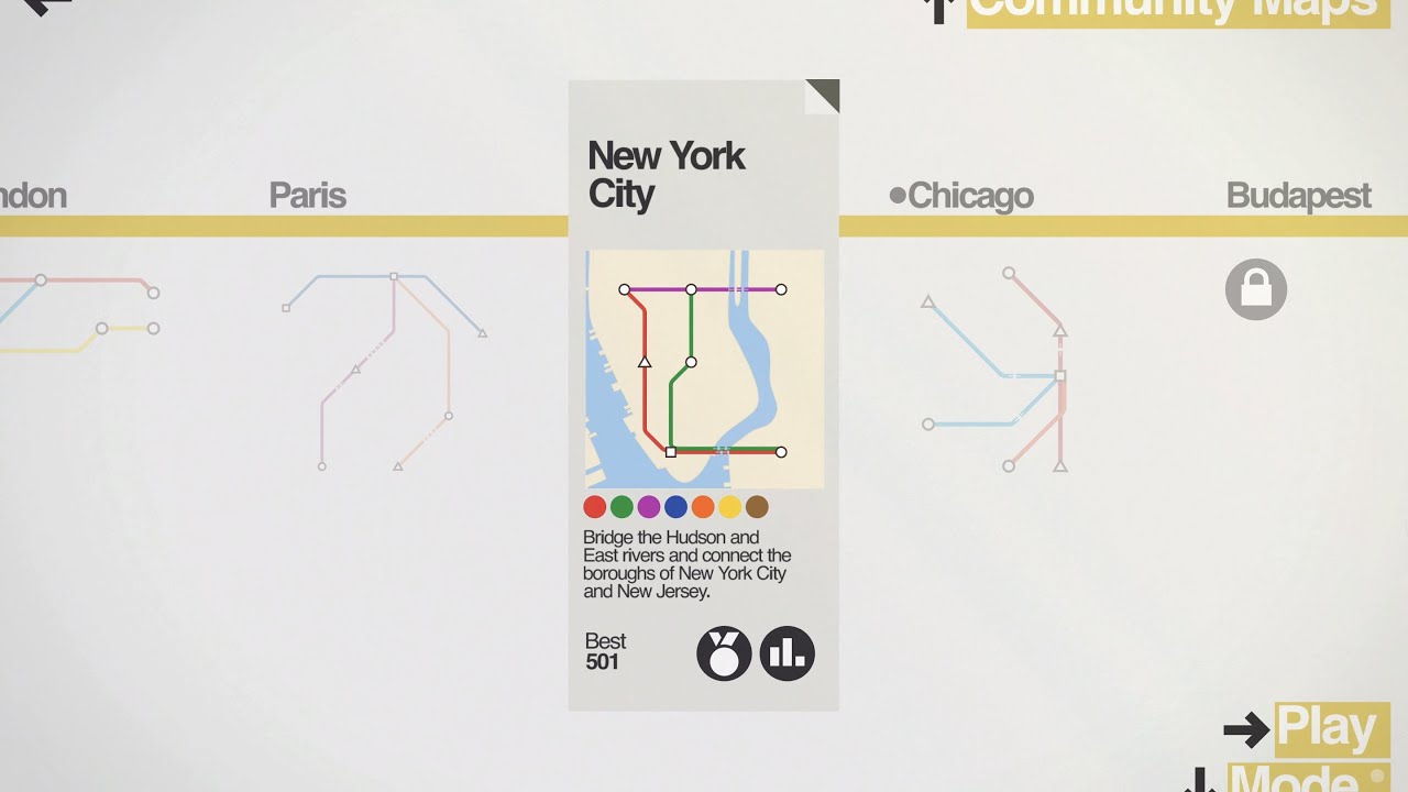 Mini Metro - New York - YouTube