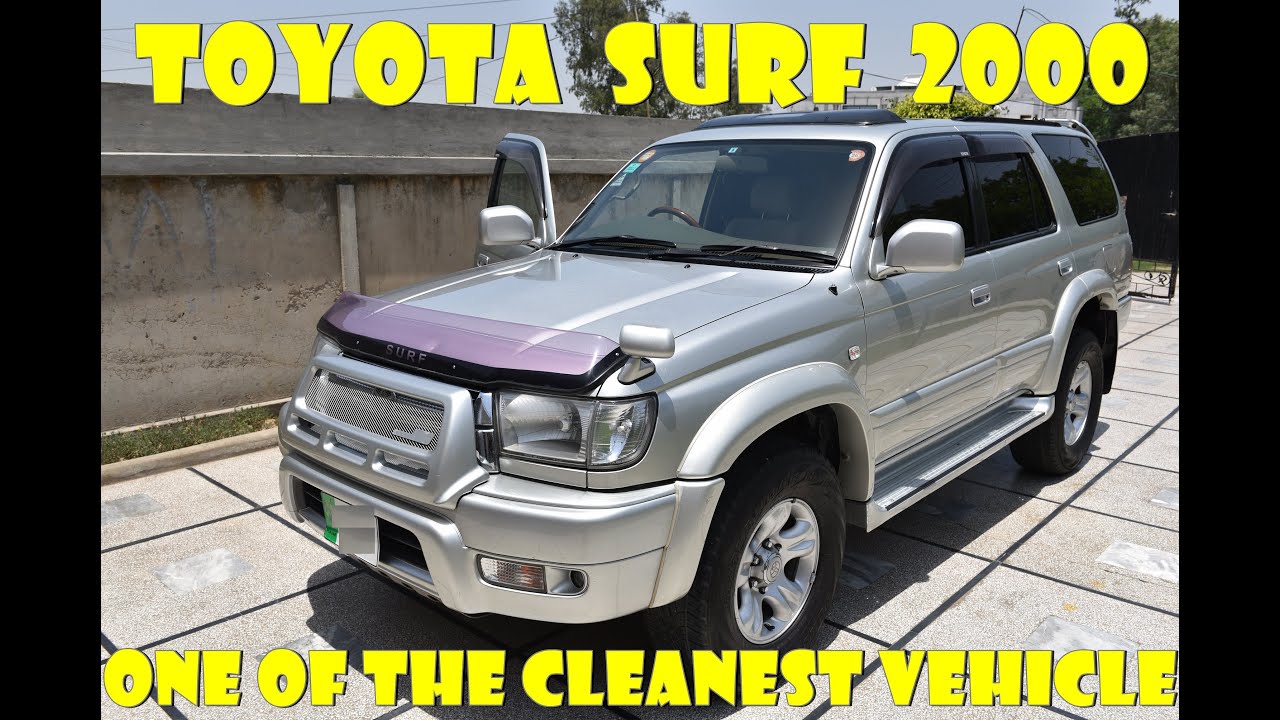 Toyota Surf 2000 Model, One of the Cleanest Vehicle In Pakistan, 5VZ ...
