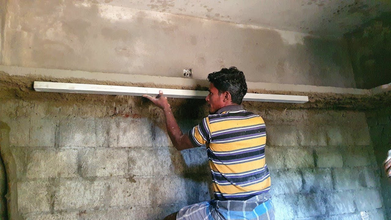 Loft Plastering Techniques_Lintel Level Slab Speed plastering with ...