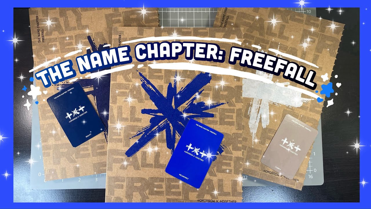 TXT Album Unboxing ‘The Name Chapter: Freefall’ | ASMR-ish Album ...