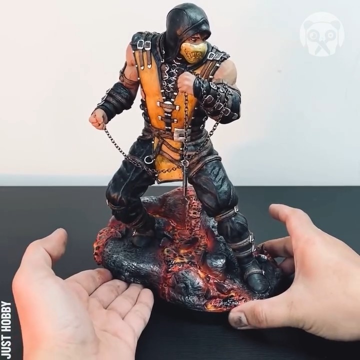 Crafty Panda - Sculpting a Realistic Scorpion from Mortal Kombat | Epic ...
