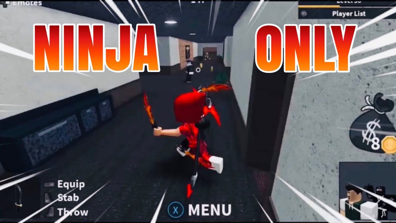 MM2 murderer montage but with ninja perk! - YouTube