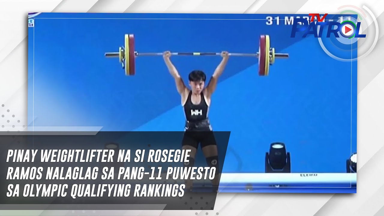 Pinay weightlifter na si Rosegie Ramos nalaglag sa pang-11 puwesto sa ...