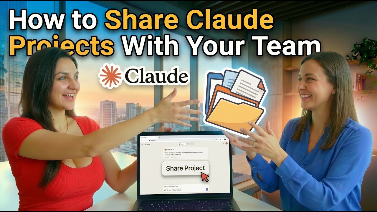 How to Share Claude Projects With Your Team - YouTube