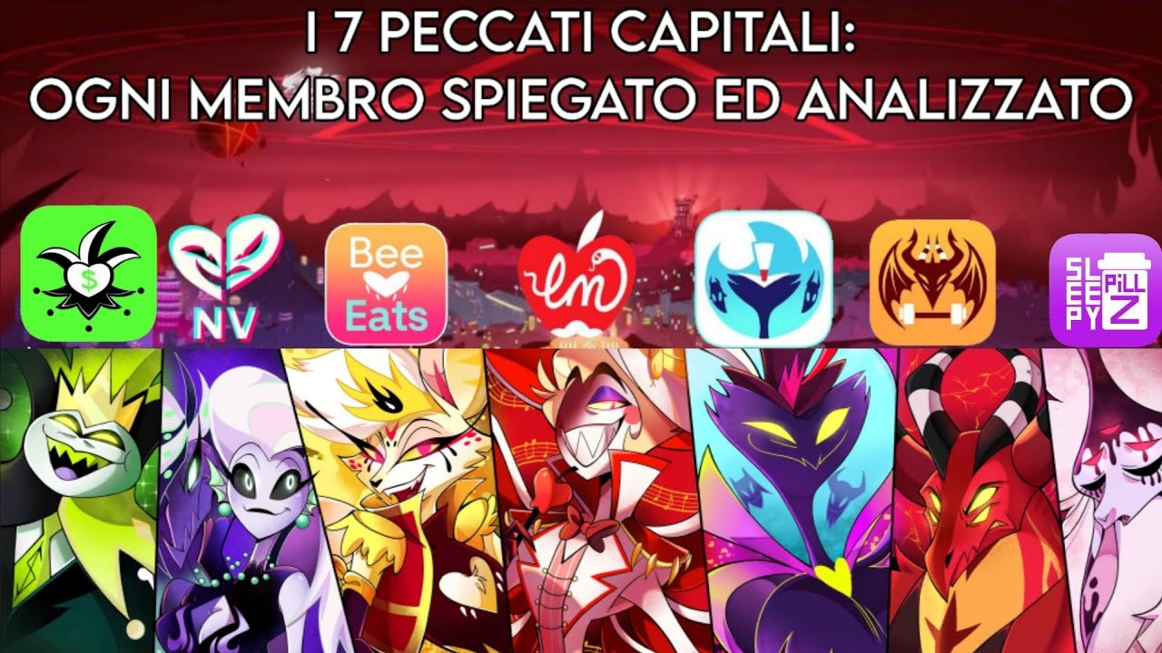 I 7 Peccati Capitali spiegazione di ogni membro nell'Hellverse - YouTube