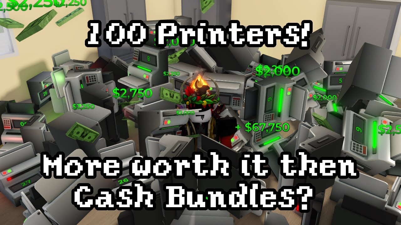 100 Money Printers! / Is Money Printers better then Cash Packs ...