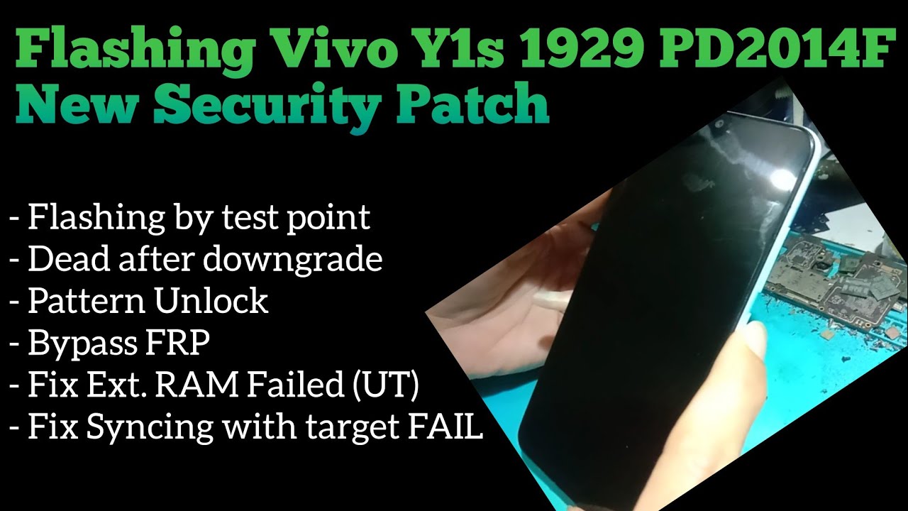Flashing Vivo Y1s 1929 PD2014F | Dead After Flash | Fix Ext.RAM ...