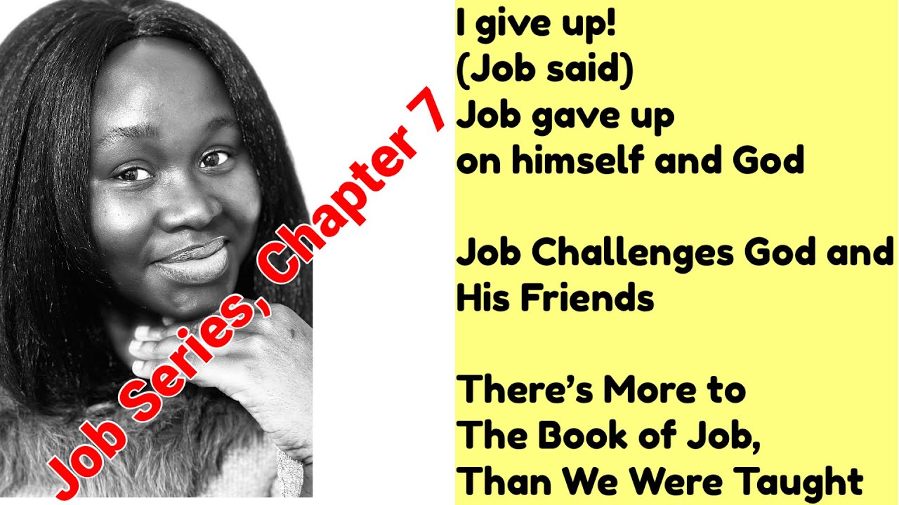 Daily Bible Reading | The Book of Job Chapter 7 | #bible # ...