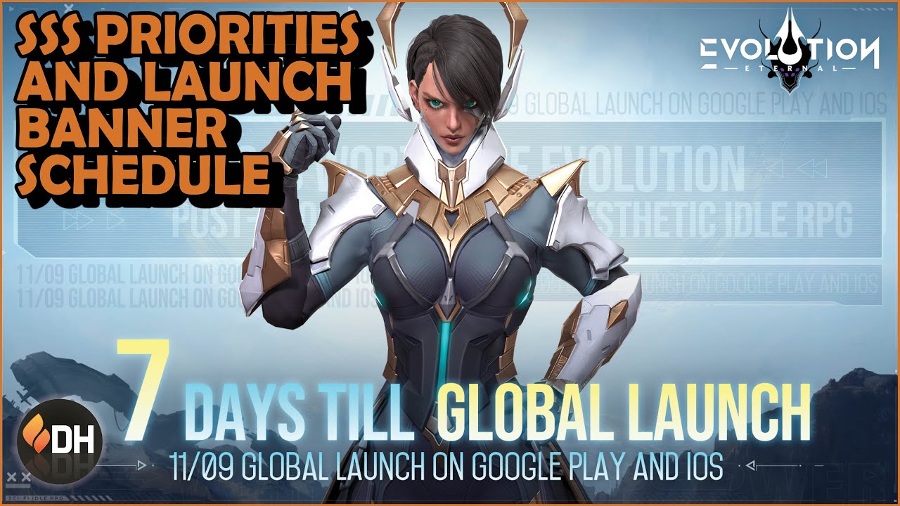 SSS Hero Priorities and Launch Banners || Eternal Evolution: Idle RPG Official Launch Countdown ...