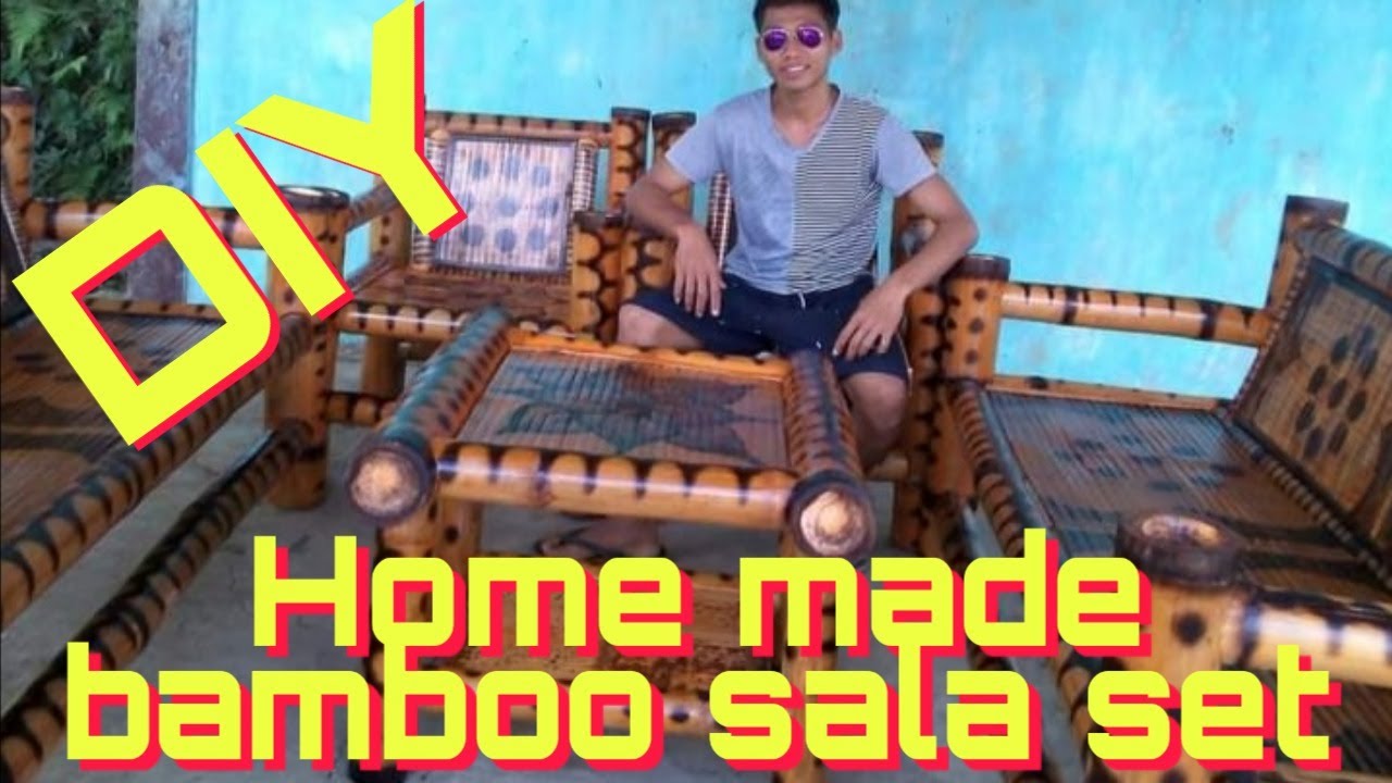 Home made bamboo sala set and designed (review) - YouTube