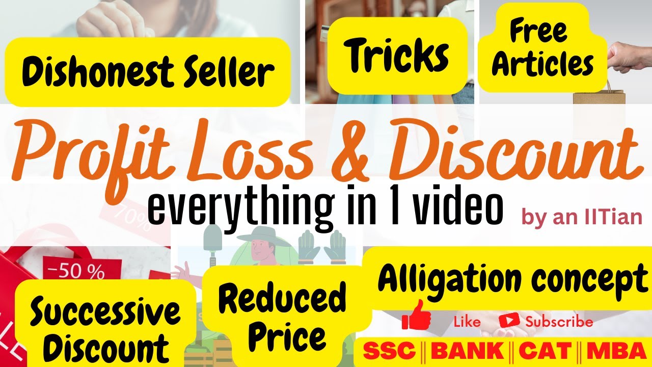 Profit Loss & Discount | Everything in 1 Video | Basic to Advance | SSC ...
