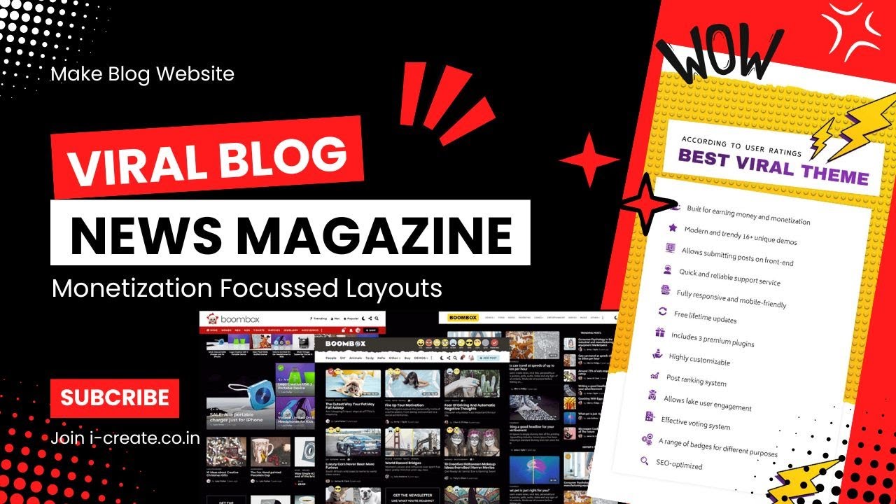 All-Purpose Viral Magazine Website | Populate News, Listicles, Polls or ...