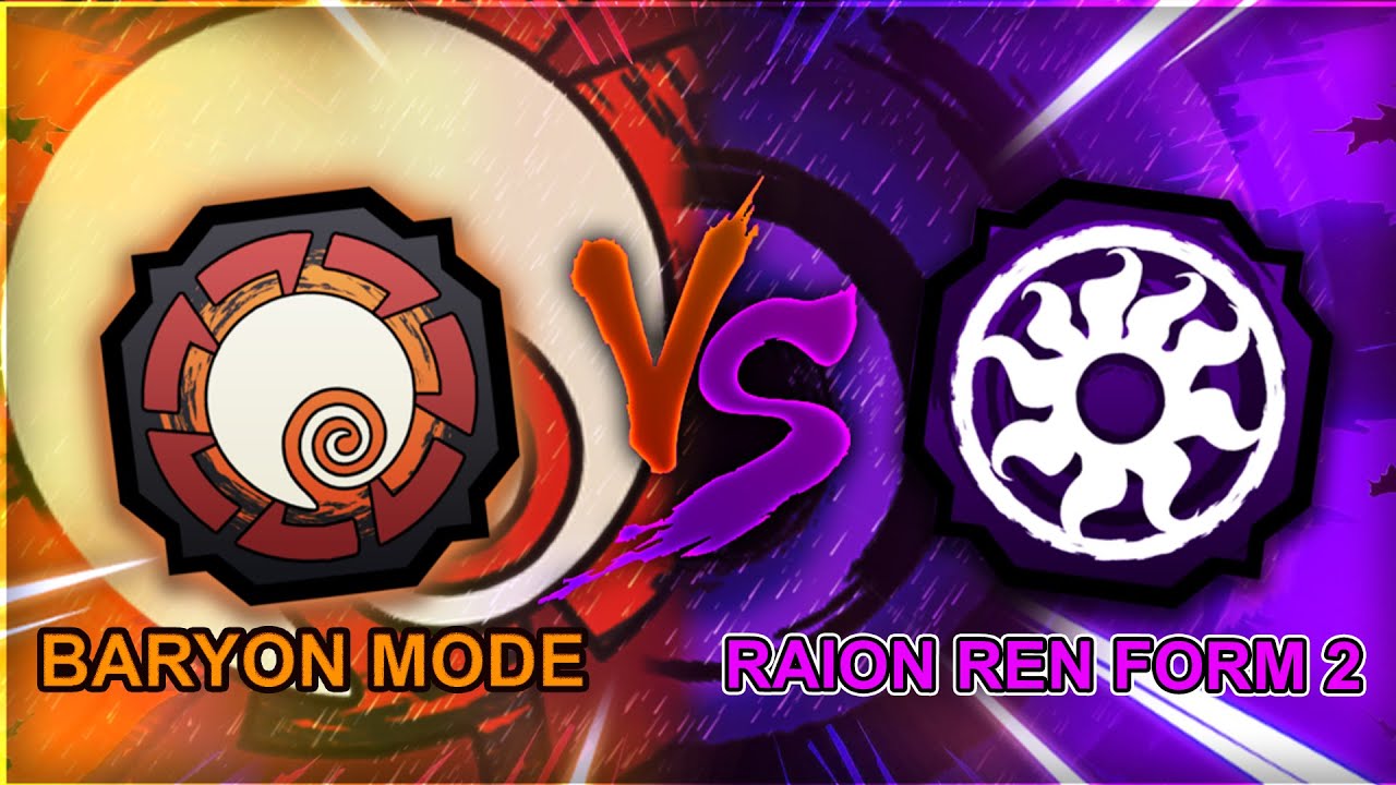 [CODE] NARUMAKI BARYON MODE VS RAION REN FORM 2! | Shindo Life | Shindo ...