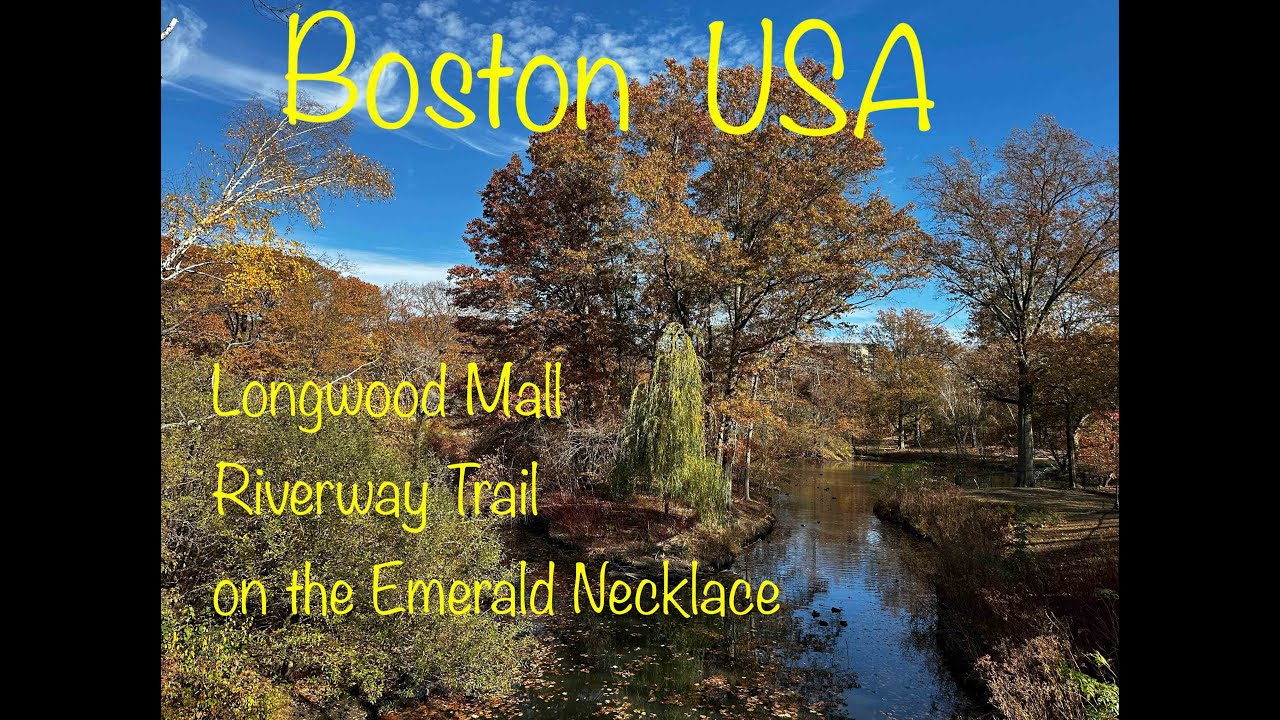 Walking Boston. Episode 1. Longwood Mall and Riverway Walk, Boston ...
