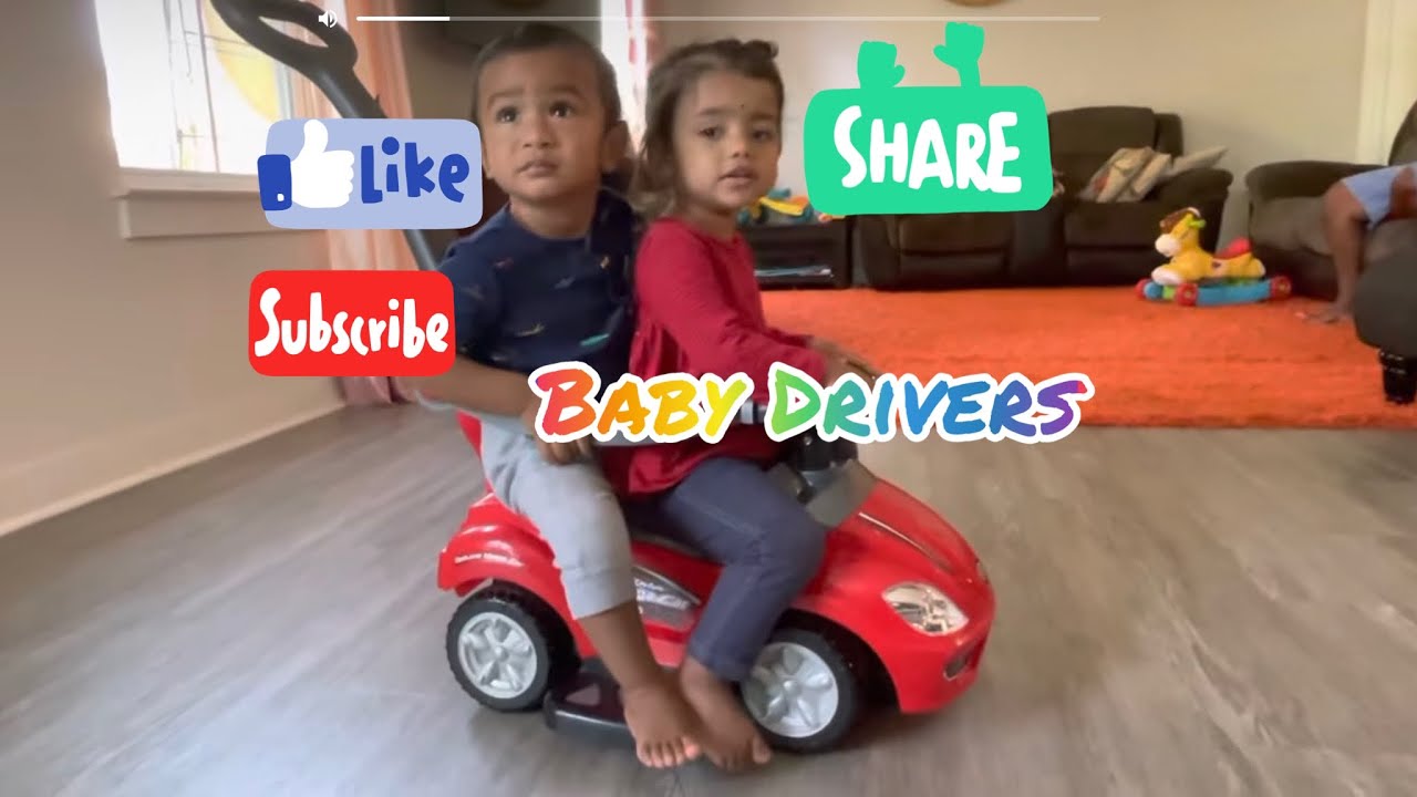 Baby drivers having fun #funnybaby #baby #babyshorts #friends #shorts # ...