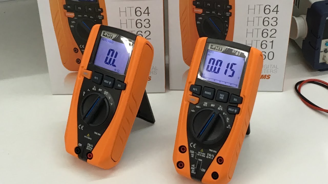 HT60 e HT61 MULTÍMETROS TOP! Review - YouTube
