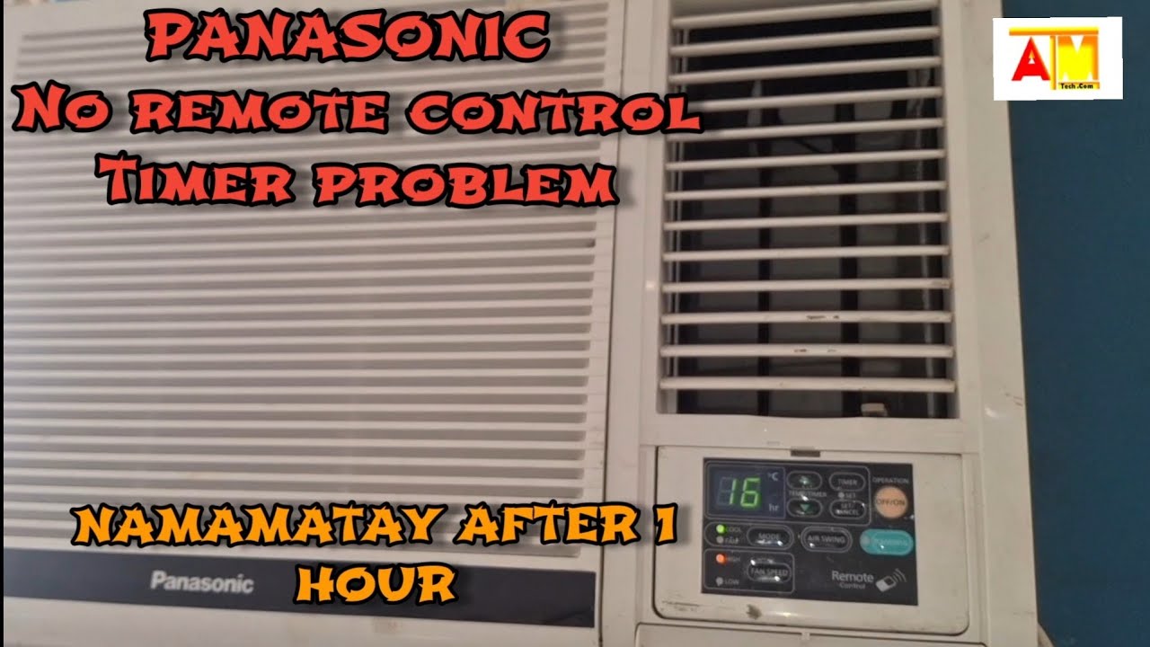 Panasonic Aircon hindi matanggal ang timer set, ito ang isang paraan na ...