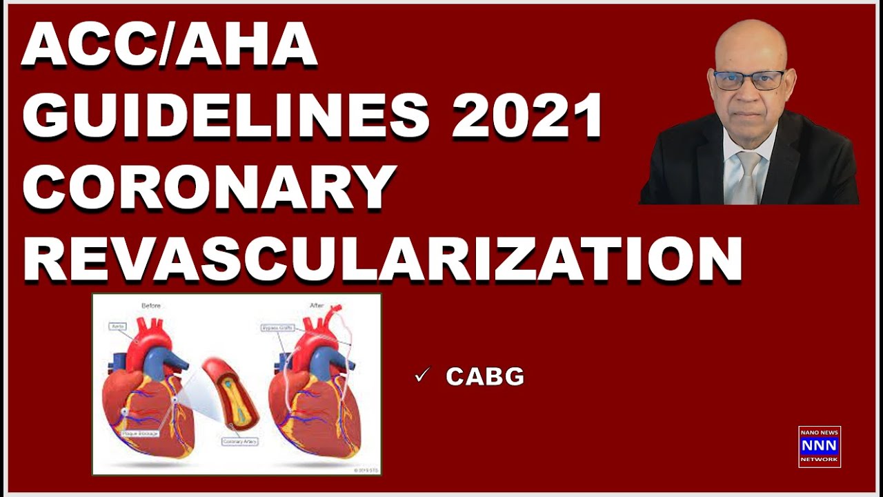 ACC AHA 2021 GUIDELINES | CABG |CORONARY REVASCULARIZATION | Dr. Nik ...