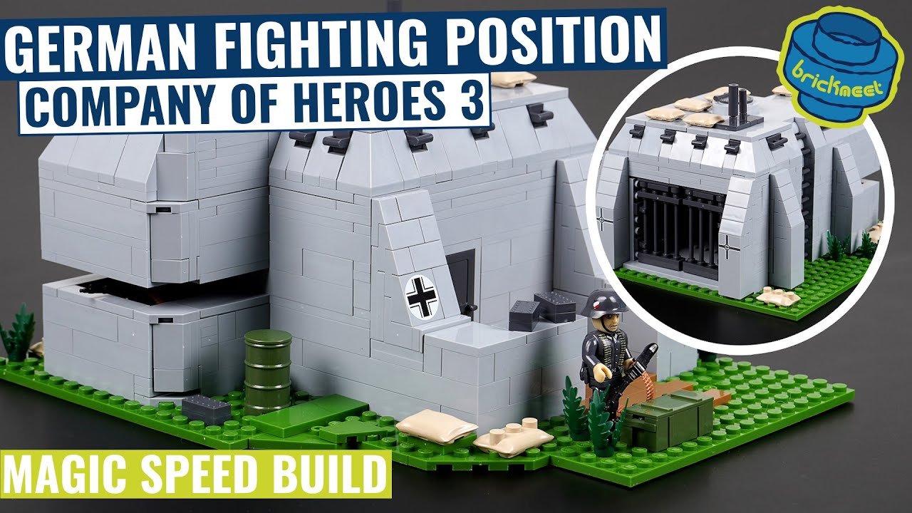 German Fighting Position - Company of Heroes 3 - Diorama -COBI 3043 ...