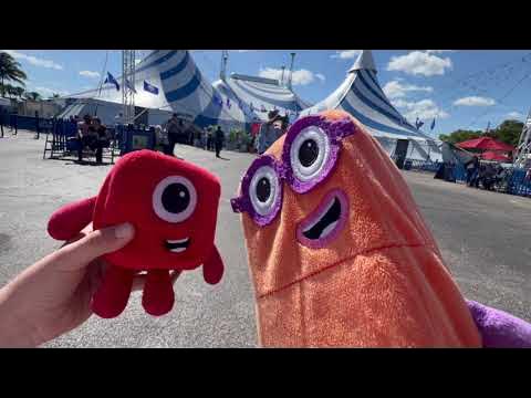 Numberblocks go to the Circus! Amazing Adventure! - YouTube