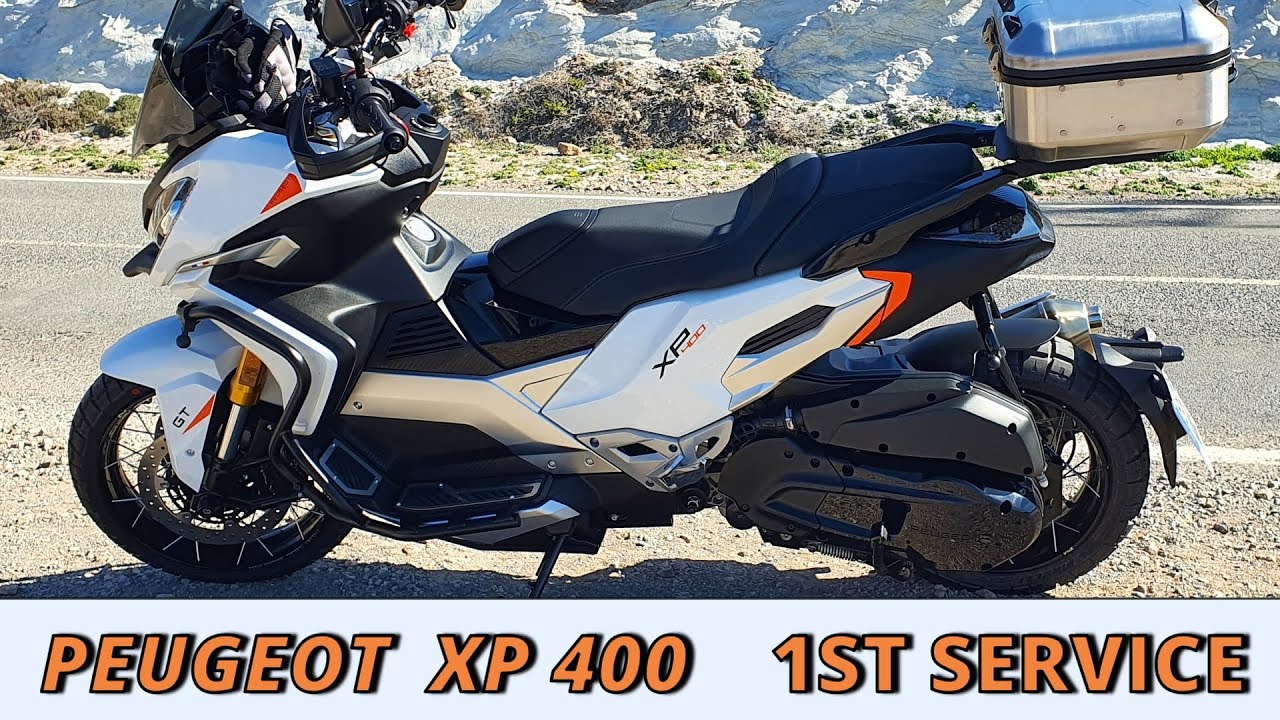 Peugeot XP 400 GT First Service - Step by Step - YouTube