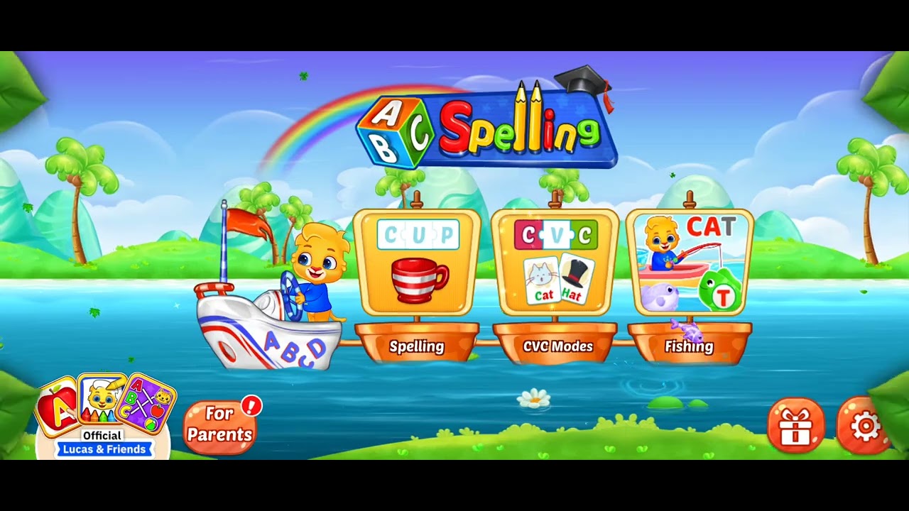 Spelling Fun! A Creative Word-Filling Game for Kids" part 1 - YouTube