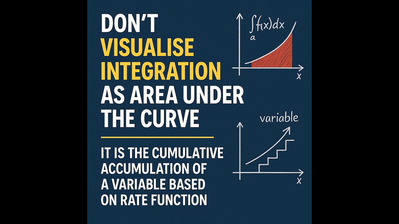 VISUALISE A SIMPLE NUMERICAL INTEGRATION AS CUMULATIVE ACCUMULATION ...