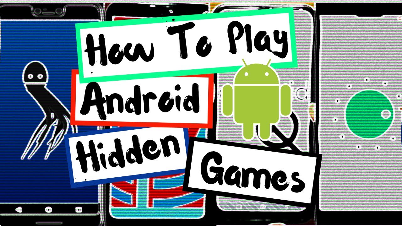 How to play android hidden games |Version 8 to 11 - YouTube