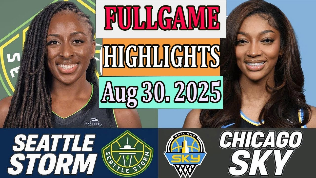 Seattle Storm vs Chicago Sky FULLGAME Highlights [Aug 30, 2O25]| Women ...