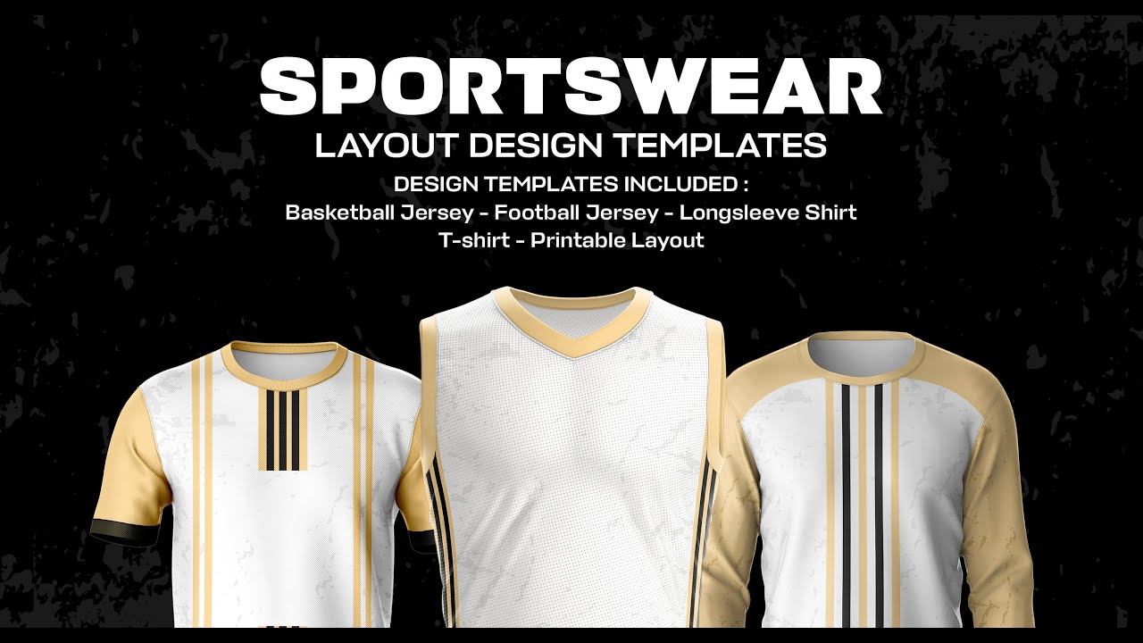 DAILY WORK #3 SPORTSWEAR JERSEY MOCKUPS FOR BEHANCE PORTFOLIO - YouTube