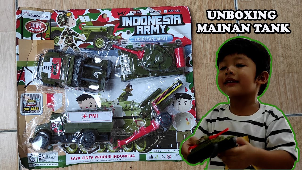 MAINAN TANK MOBIL PERANG TNI AD | PERANG PERANGAN | JAJAN MAINAN - YouTube