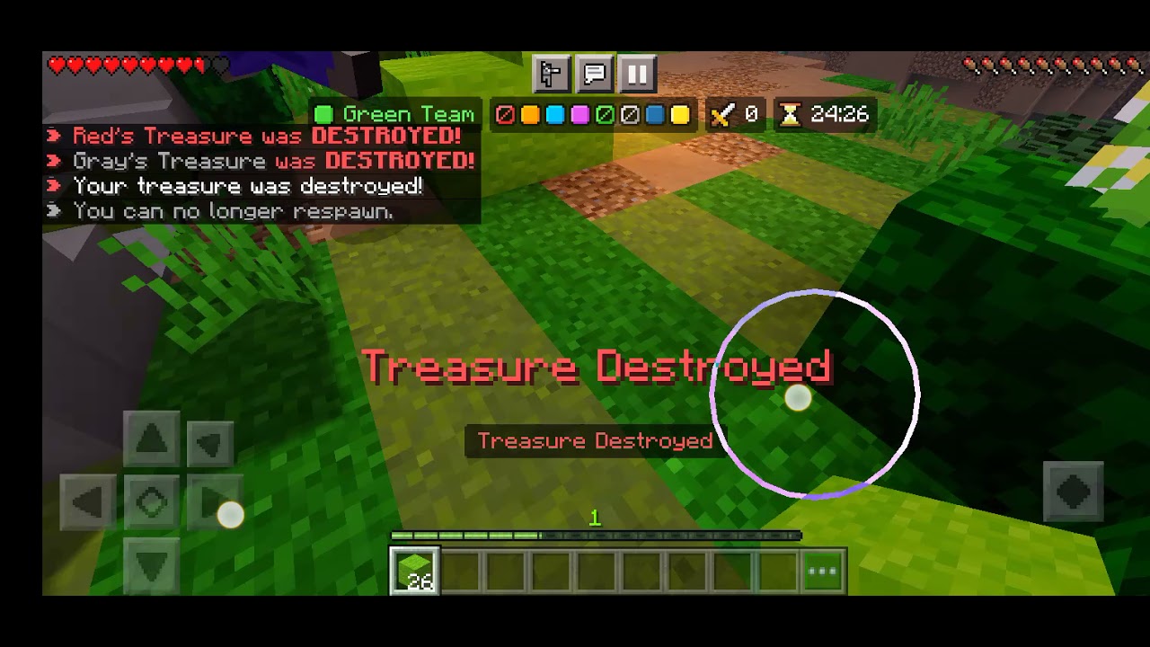 Full video MC Treasure WARS first time - YouTube