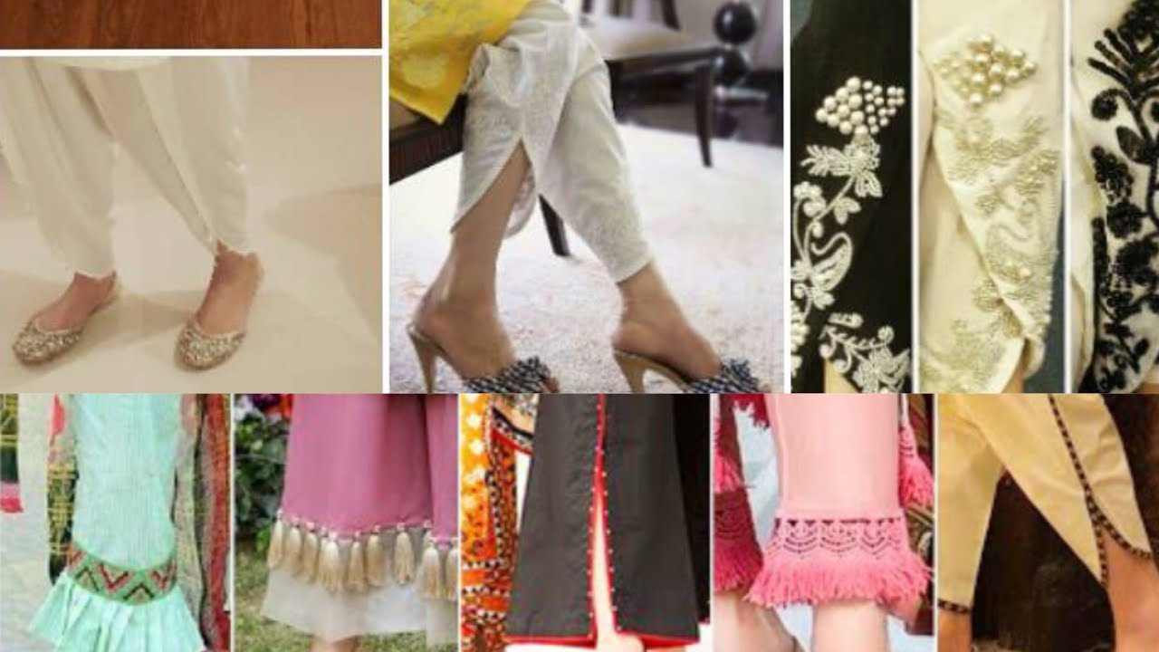 Latest trouser and salwar designs 2020 | tulip salwar designs | Plazo ...
