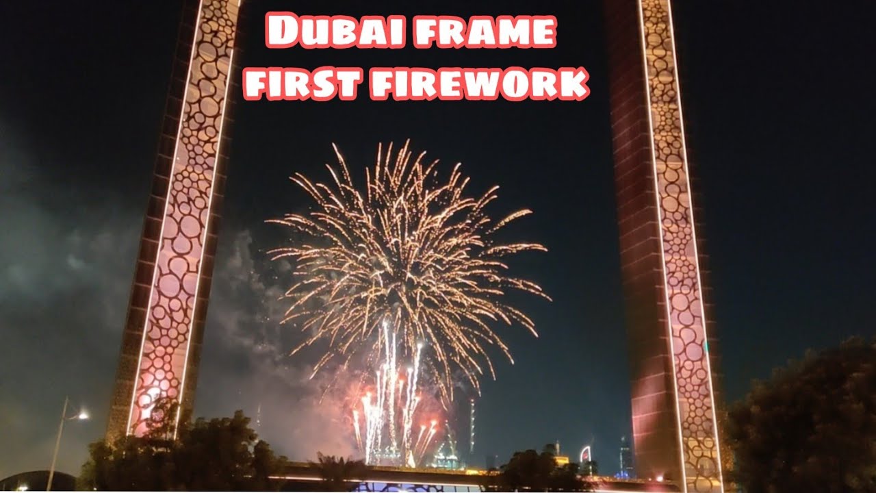 Dubai Frame firework | Dubai shopping festival firework | Dubai ...