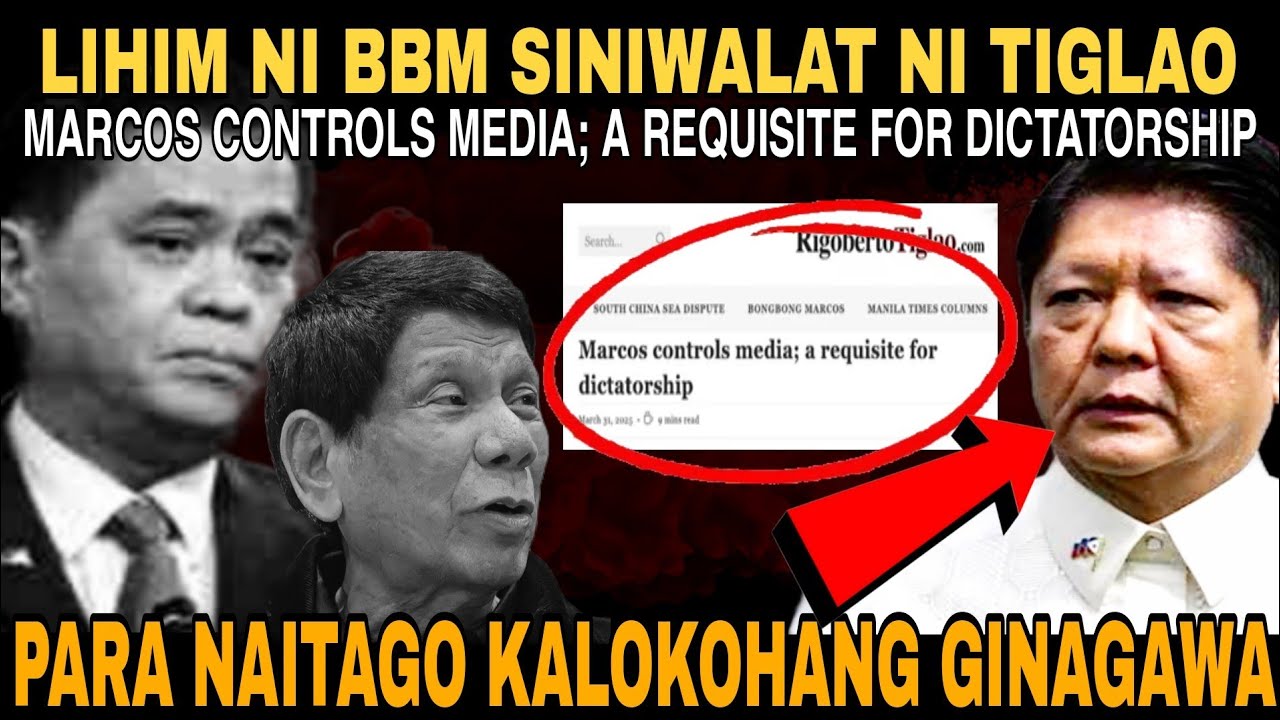ROBERT TIGLAO: GANITO KINOKONTROL NI BBM ANG MEDIA PARA PAGTAGPAN ANG ...