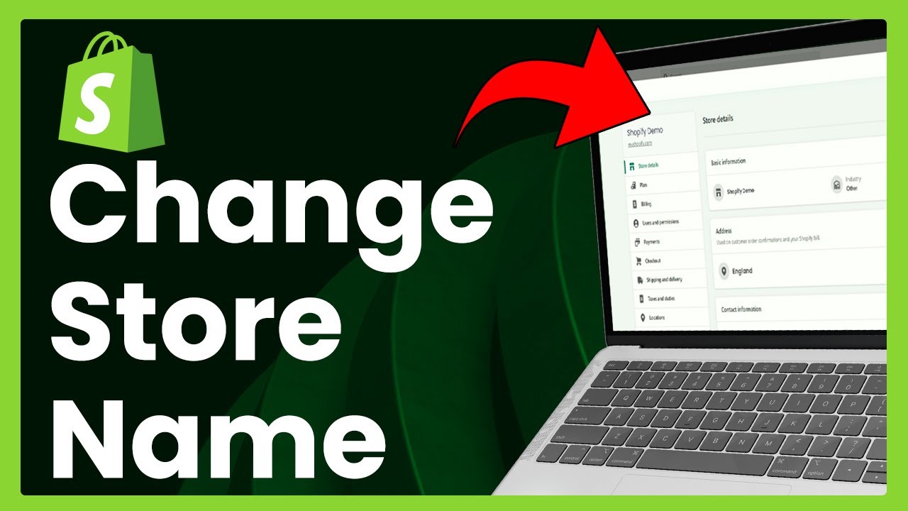How To Change Shopify Store Name (Easy Tutorial) - YouTube